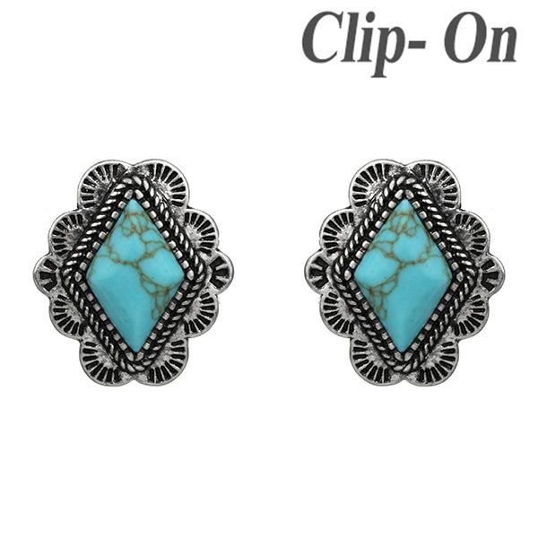 Western clip on earrings store